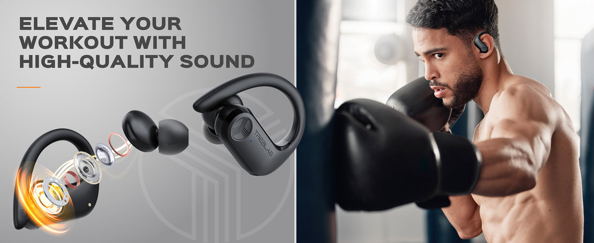 Treblab X3 Pro - True Wireless Waterproof Bluetooth Earbuds with ...