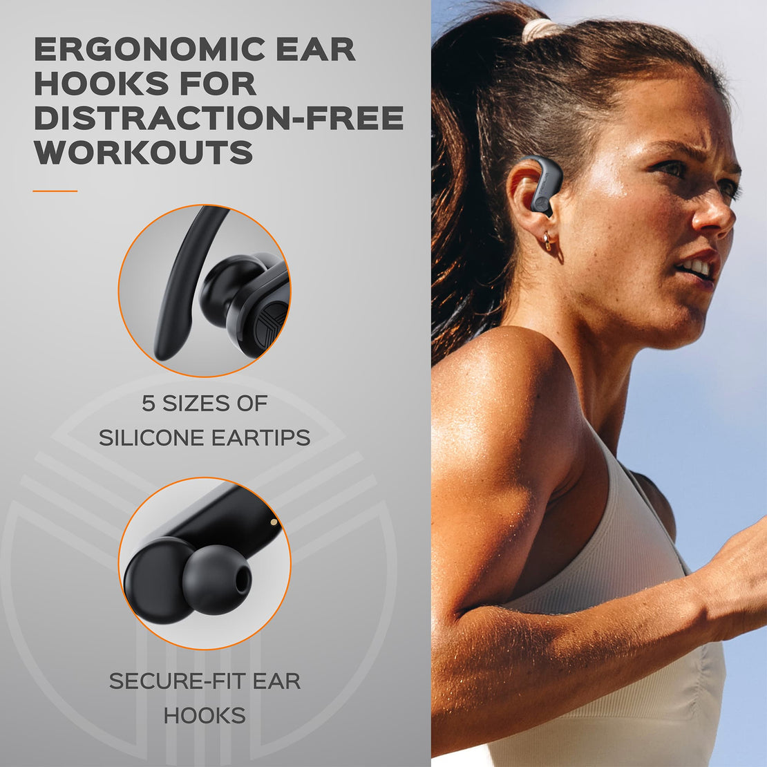 Treblab X3 Pro - True Wireless Waterproof Bluetooth Earbuds with ...